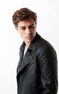 Express | Jackets & Coats | Express New Minus The Leather Black Moto ...